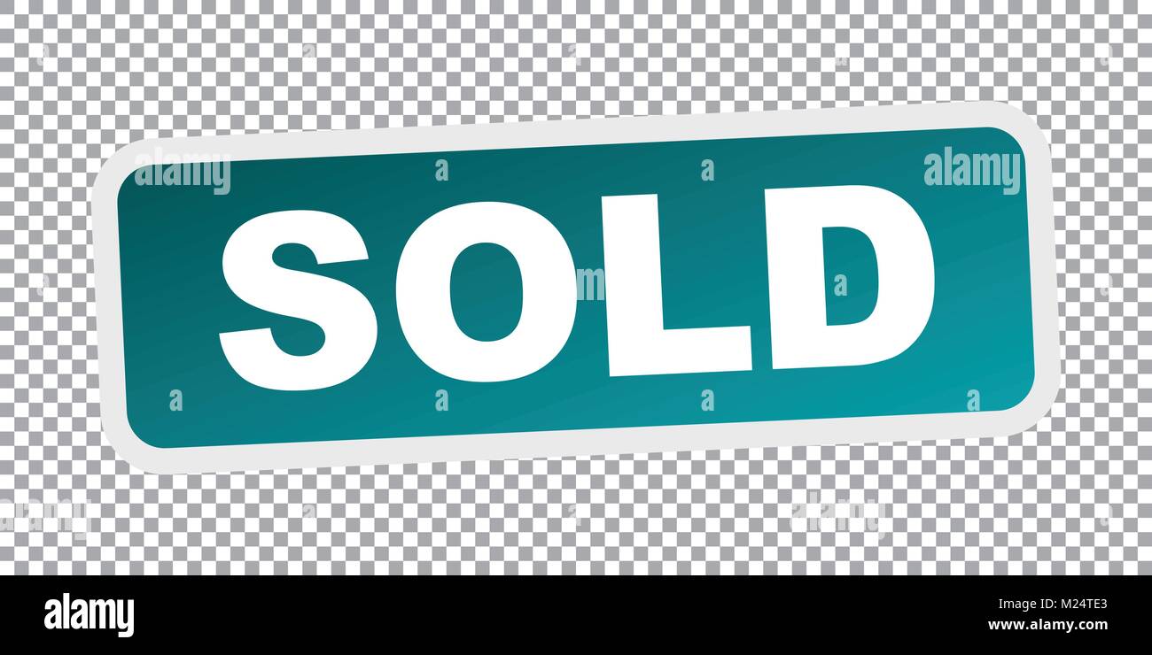 SOLD stamp. Flat vector icon Stock Vector Image & Art - Alamy