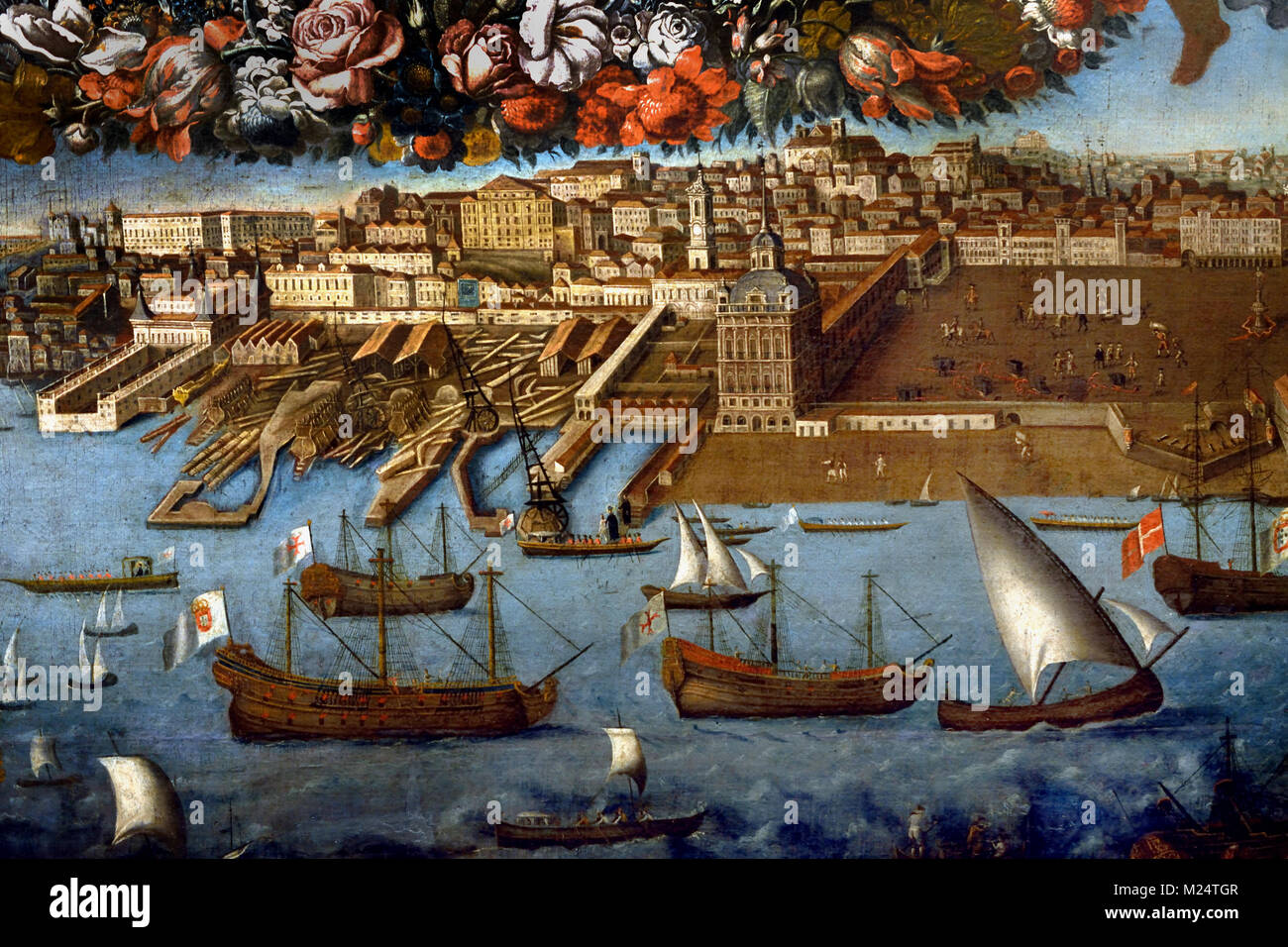 Map of Port - Harbor Lisbon, 17th-century Portugal, Portuguese Stock ...