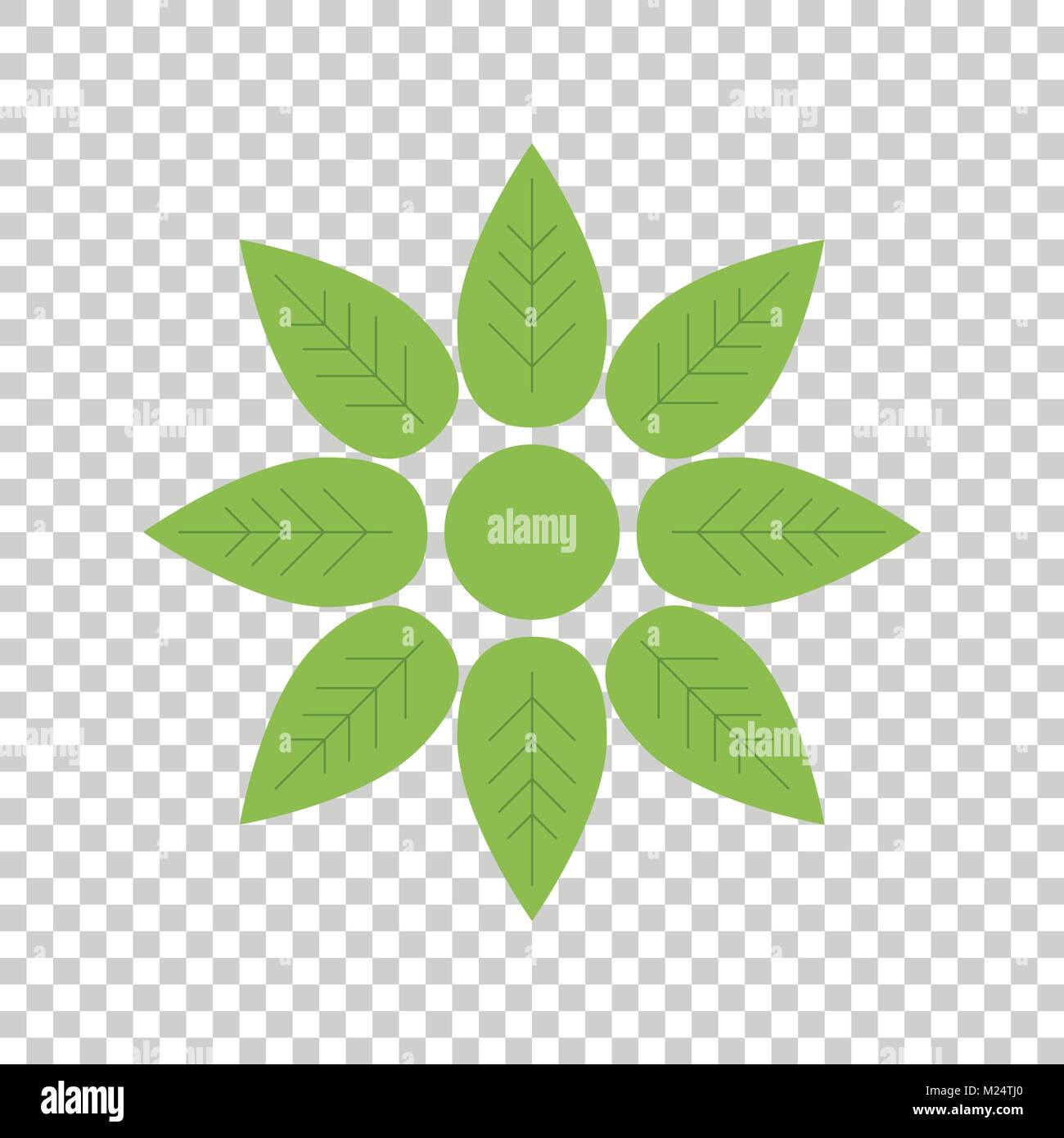 Green flower Icon vector flat Stock Vector Image & Art - Alamy