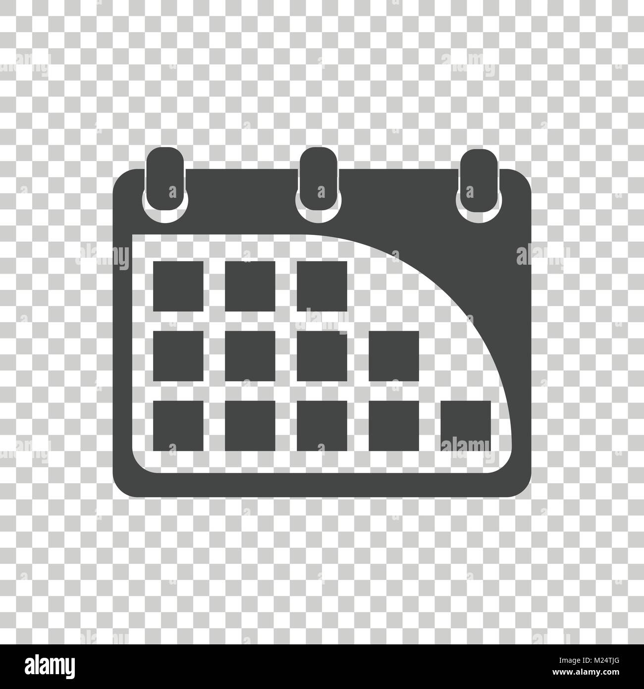Calendar icon vector Stock Vector Images - Alamy