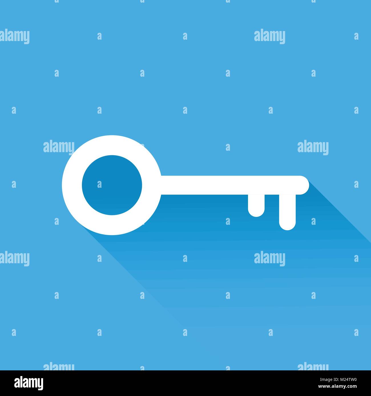 Blue lock on door Stock Vector Images - Alamy