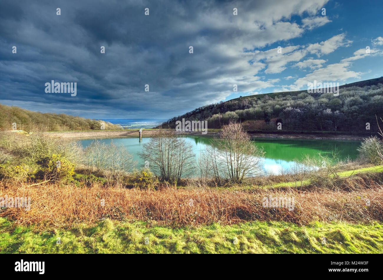 British Camp Reservoir, in the Malvern Hills Stock Photo - Alamy