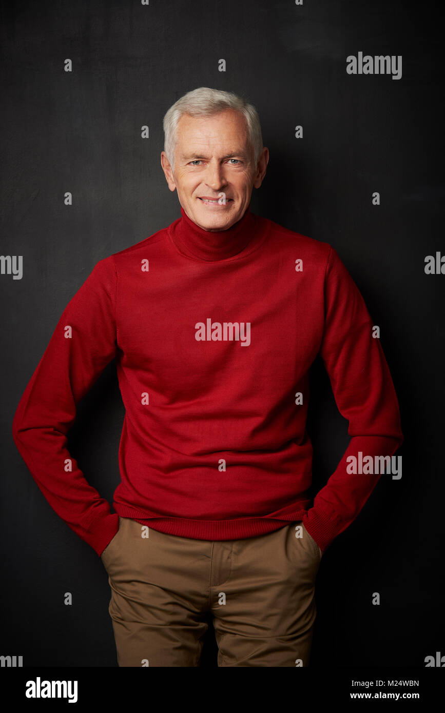 Black turtle neck portrait hi-res stock photography and images - Alamy