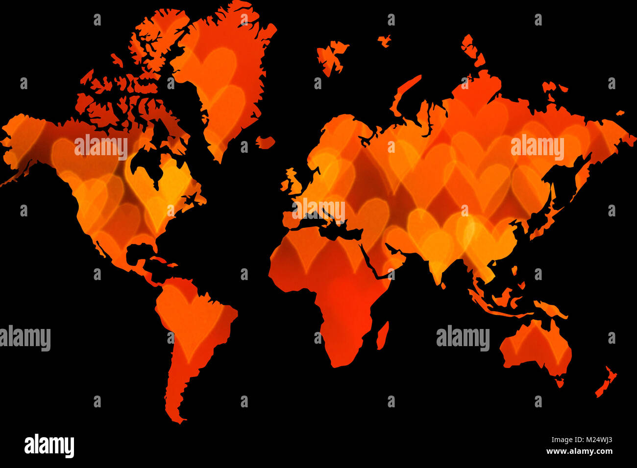 Map of valentine hi-res stock photography and images - Alamy