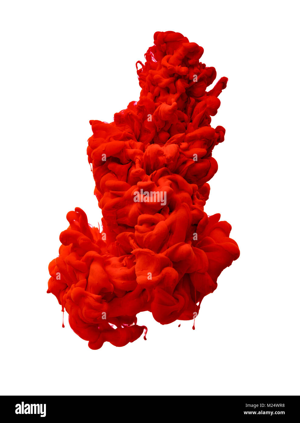 Ink water color fluid splash Cut Out Stock Images & Pictures - Alamy