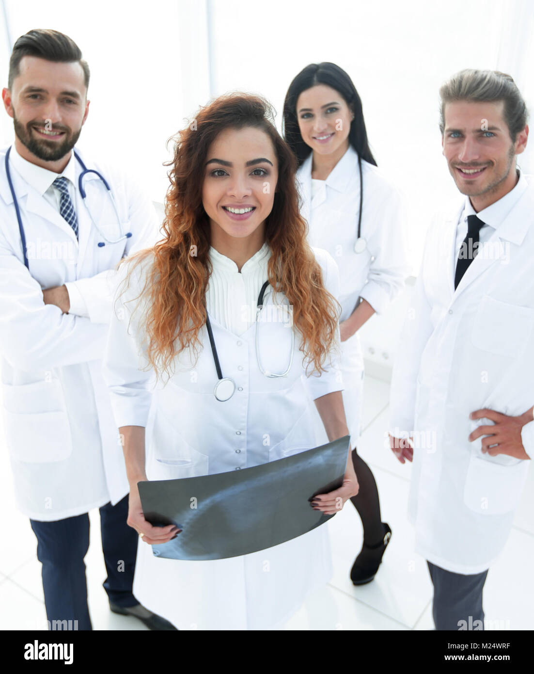 friendly team of doctors at the hospital Stock Photo - Alamy