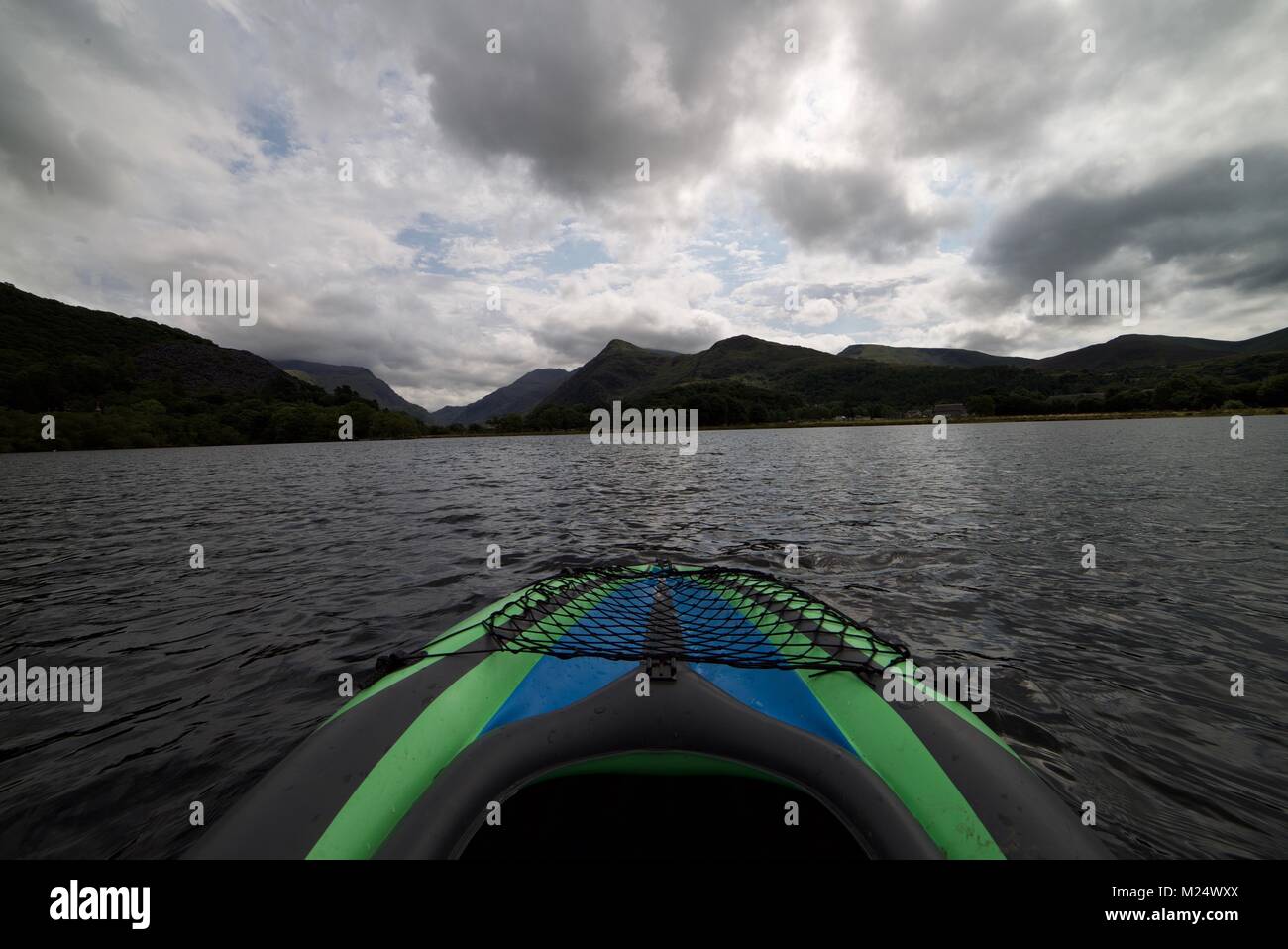 View from inside a canoe hi-res stock photography and images - Alamy