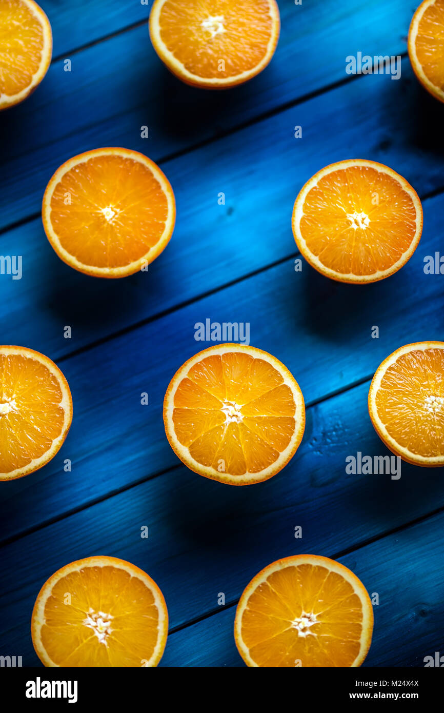 Orange top view hi-res stock photography and images - Alamy