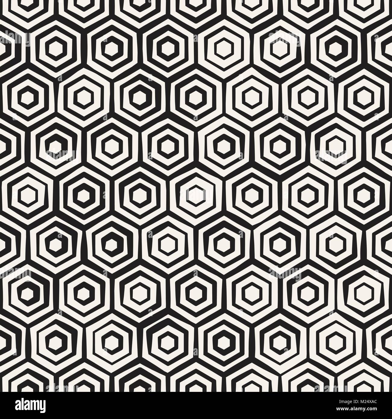 Seamless abstract hand drawn pattern. Vector freehand lines background ...