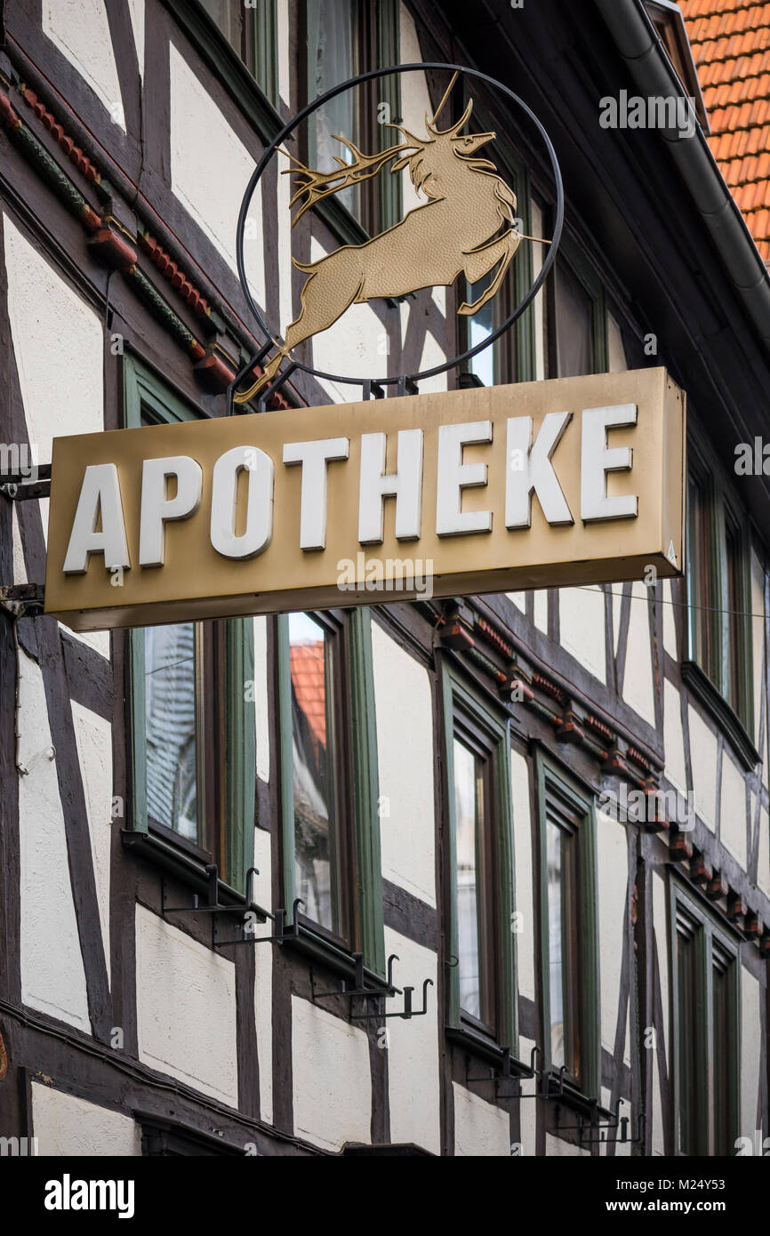 Apotheke pharmacy in old building hi-res stock photography and images ...