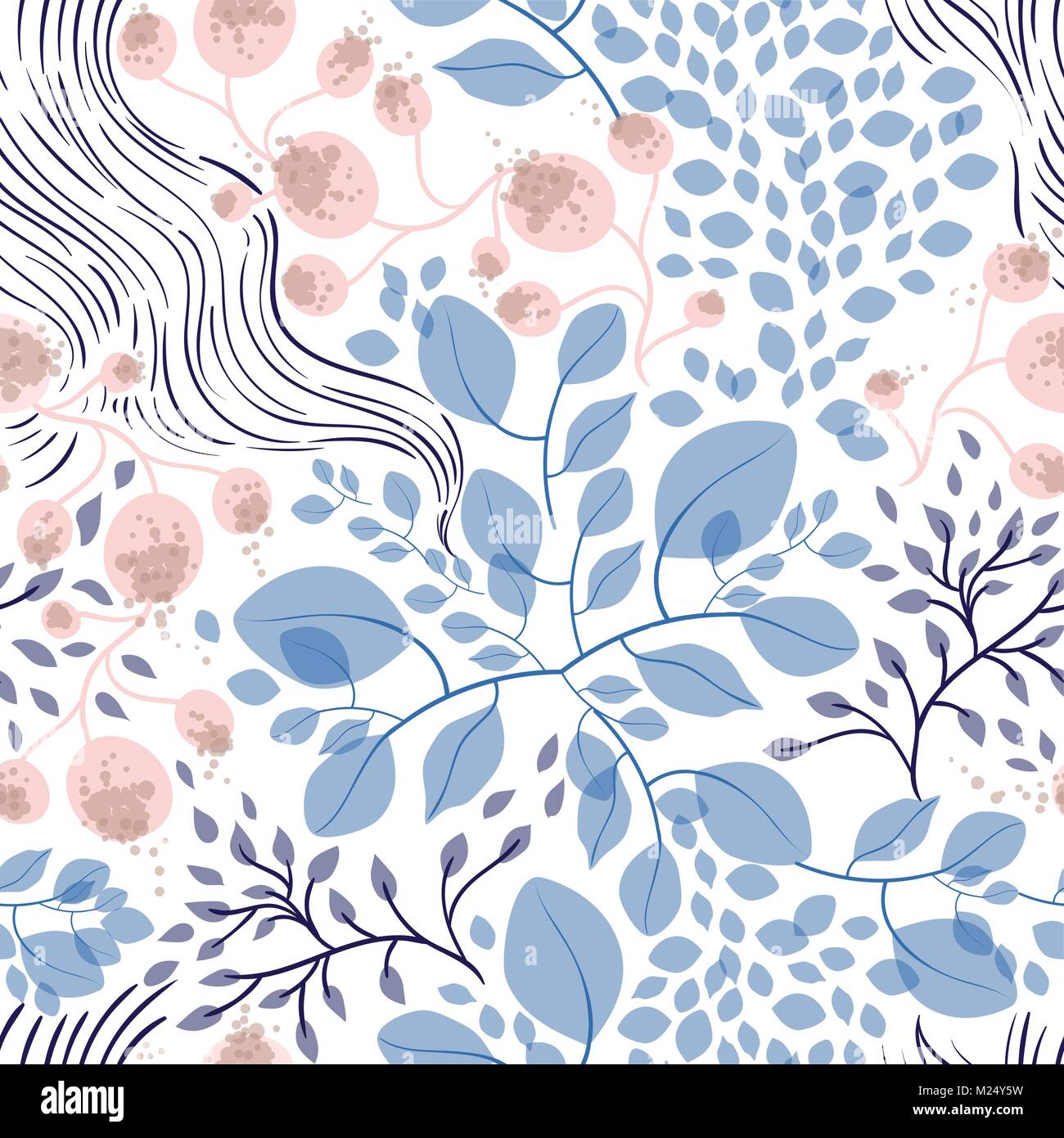 Seamless floral pattern vector illustration Stock Vector Image & Art ...