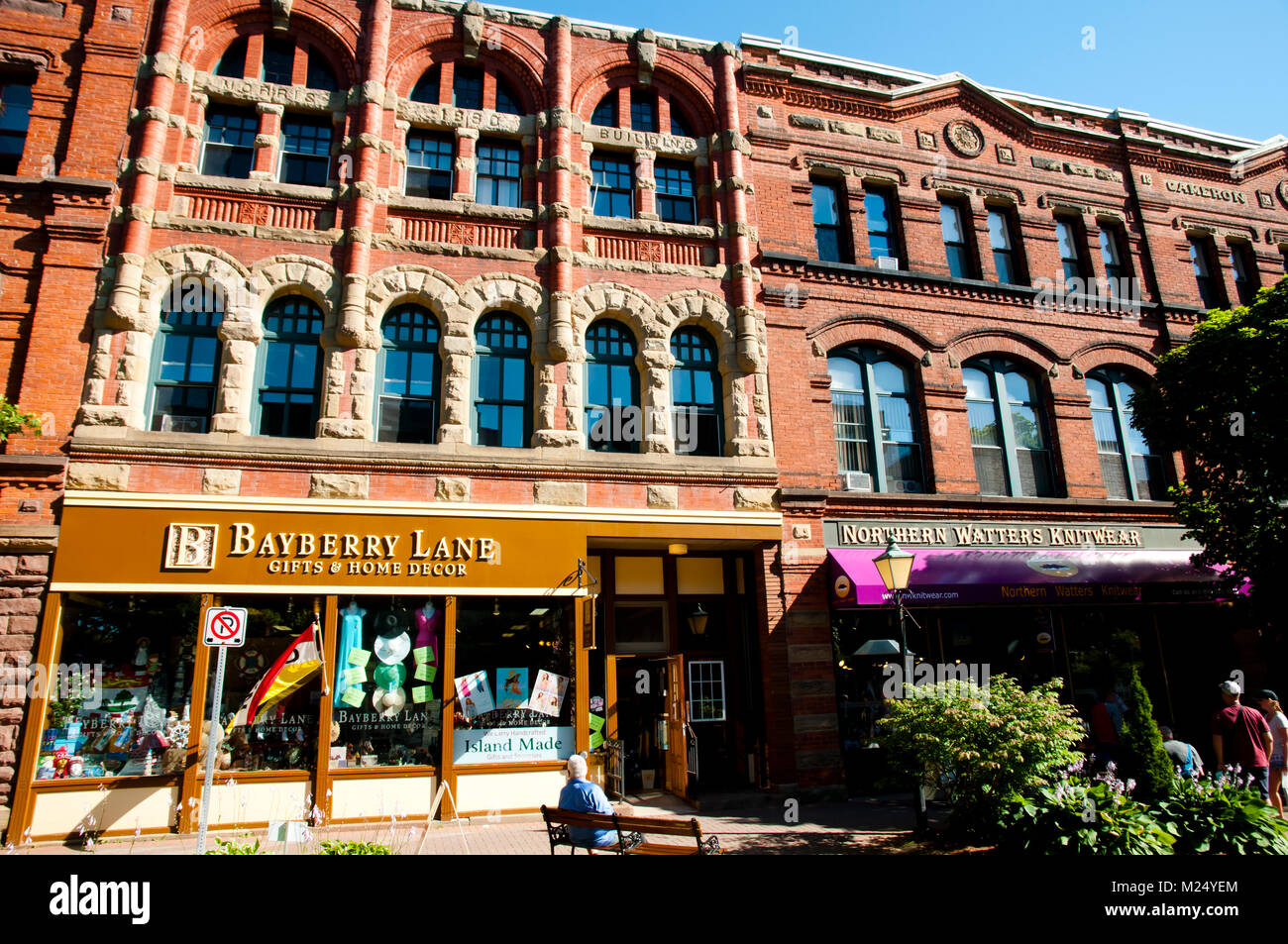 Charlottetown prince edward island historic hi-res stock photography ...