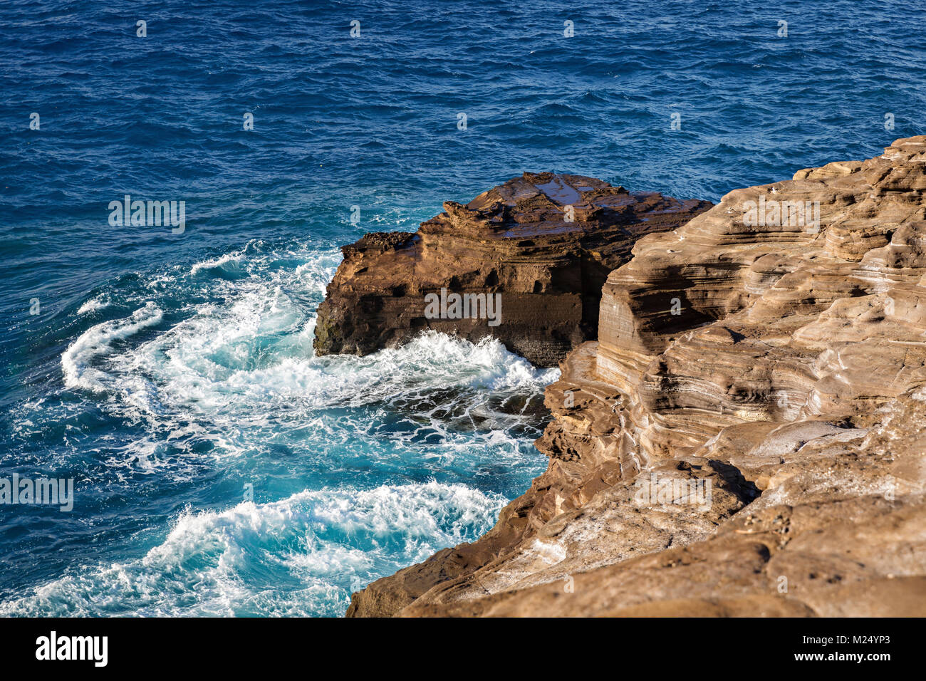 Ocean View from Lanai Lookout in Honolulu, Hawaii Stock Photo - Alamy