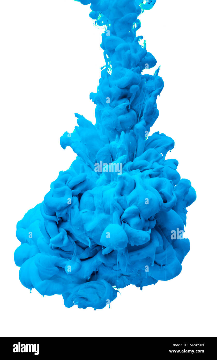 paint in water Stock Photo - Alamy