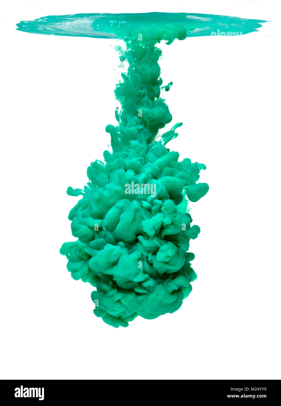 Pouring watercolor Cut Out Stock Images & Pictures - Alamy