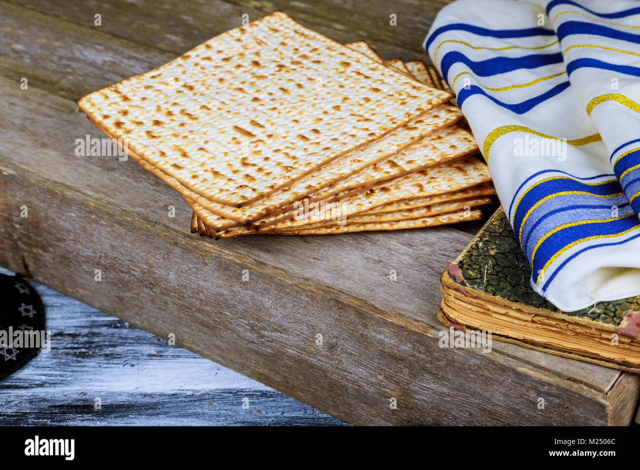 passover jewish matzoh bread holiday matzoth celebration Stock Photo ...