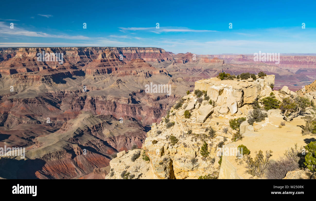 Amazing panoramic picture of the Grand Canyon National Park, Arizona ...