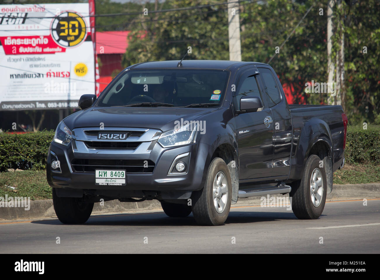 CHIANG MAI, THAILAND -JANUARY 9 2018: Private Isuzu Dmax Pickup Truck ...