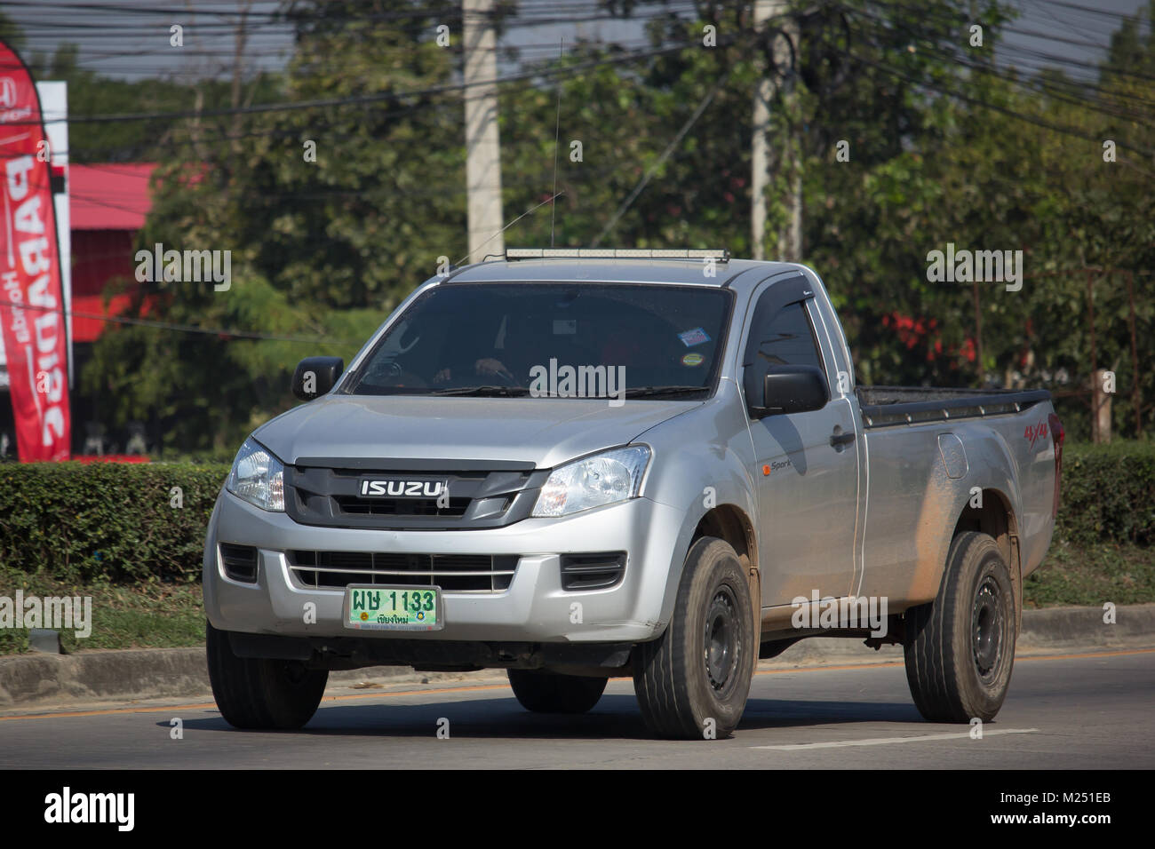 CHIANG MAI, THAILAND -JANUARY 9 2018: Private Isuzu Dmax Pickup Truck ...