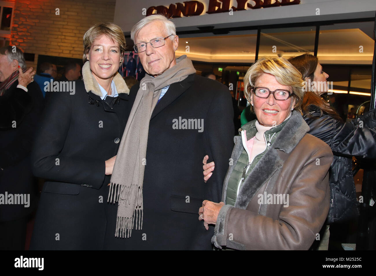 Celebrities at the first new years event in the hotel Grand Elysee ...