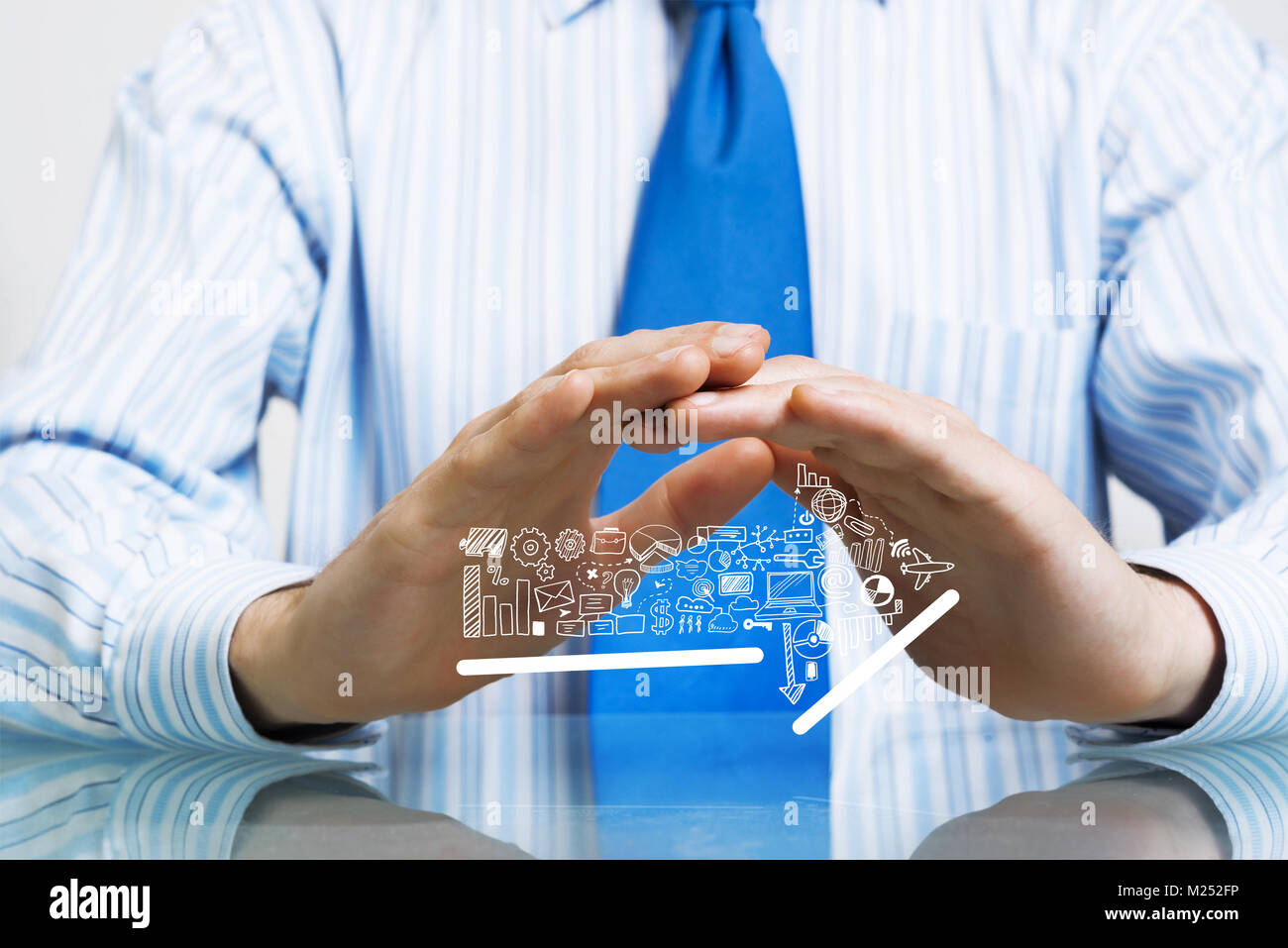 Protect your business Stock Photo - Alamy