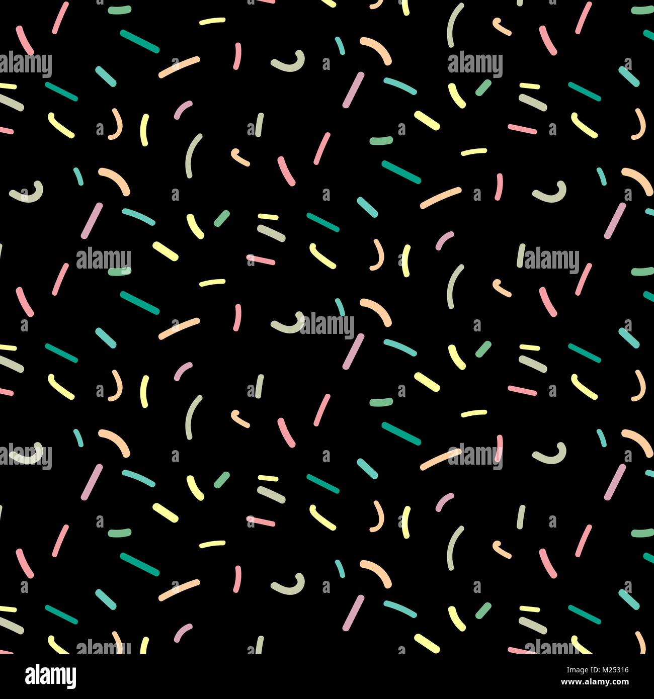 Seamless glaze elements pattern. Texture on black background for design ...