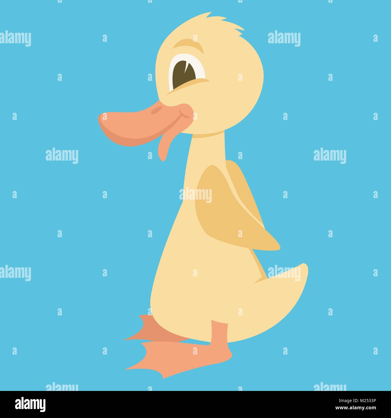 Side profile duck Stock Vector Images - Alamy