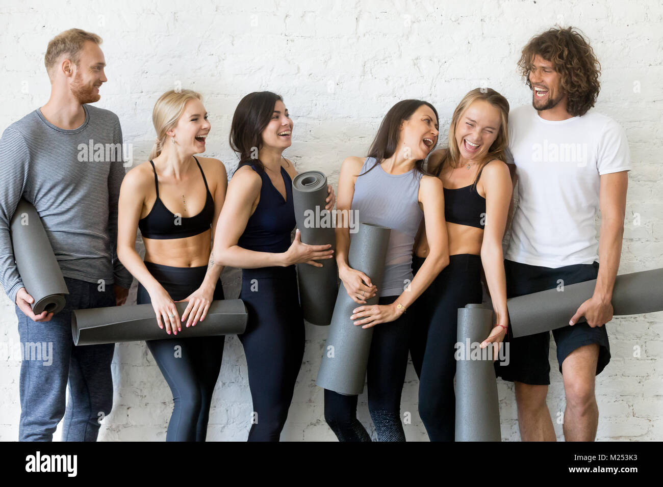 Stressed job applicant feeling nervous worried while hr reading Stock ...