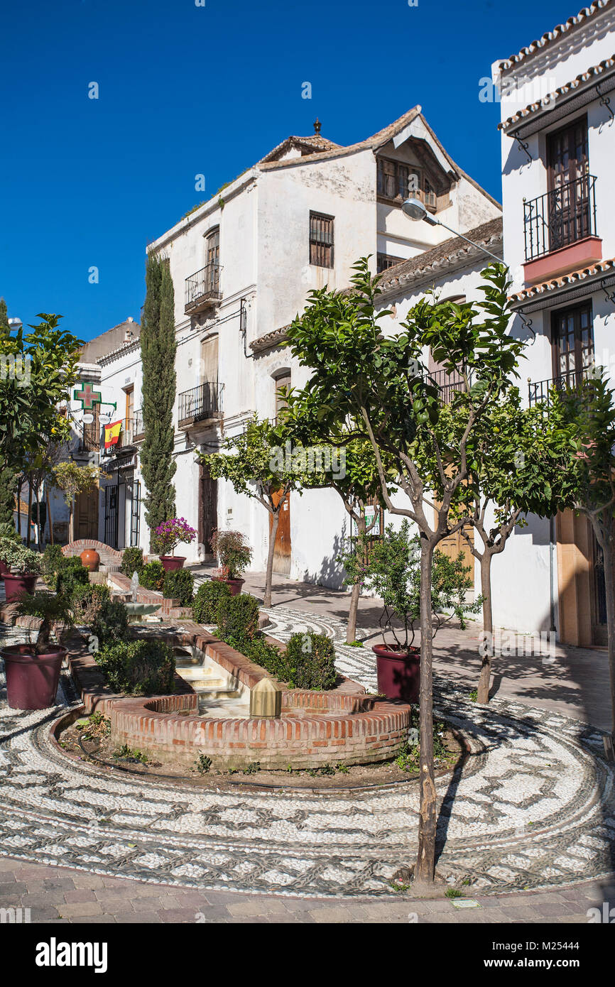 Spanish street scene Stock Photo - Alamy