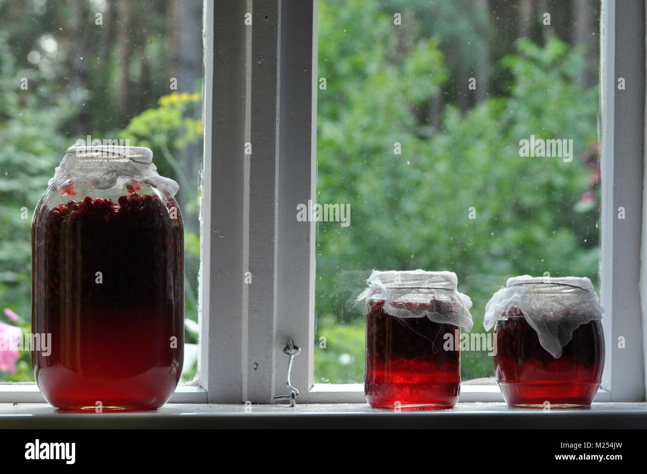 Jars On Windowsill High Resolution Stock Photography and Images - Alamy