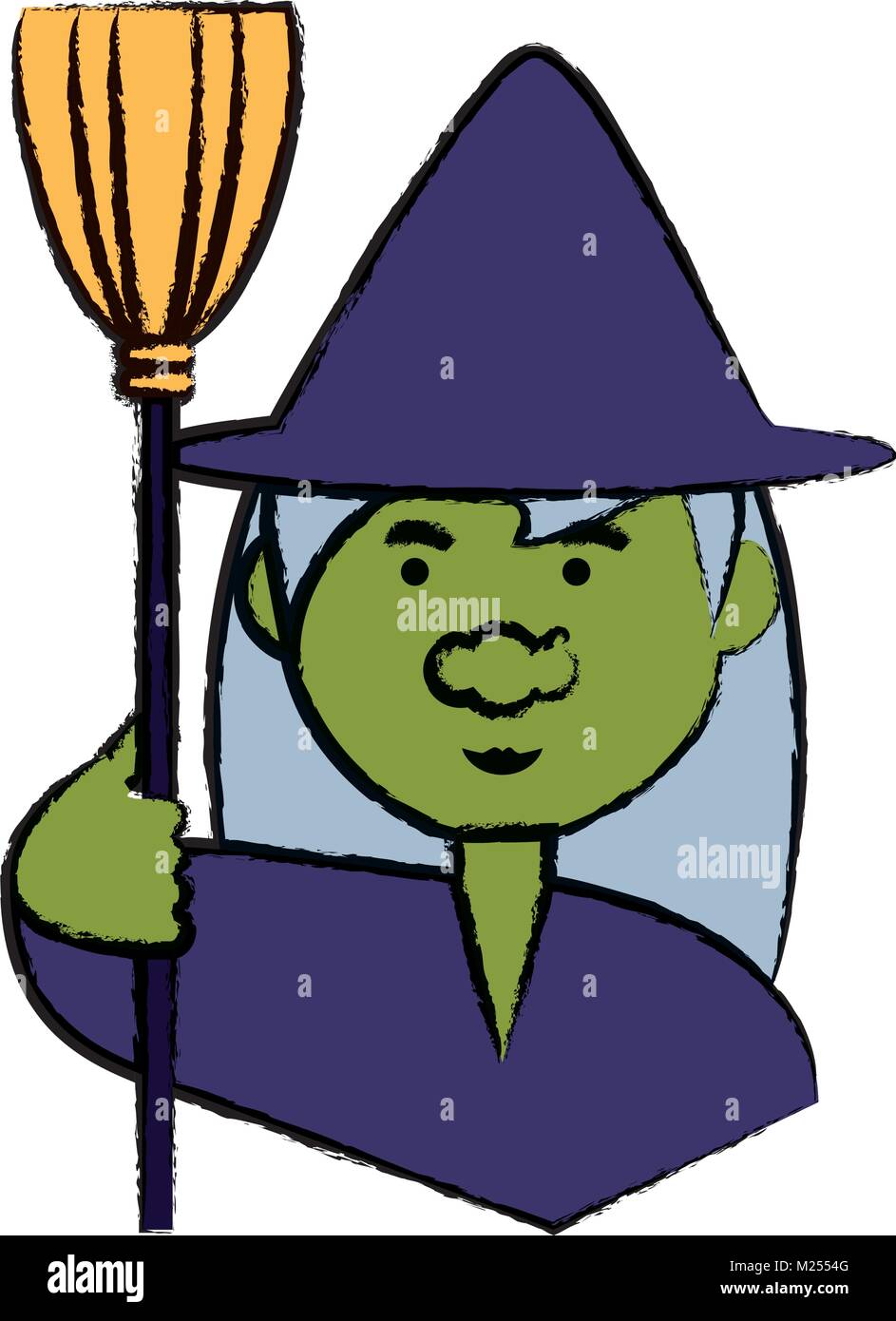 cartoon witch icon image Stock Vector Image & Art - Alamy