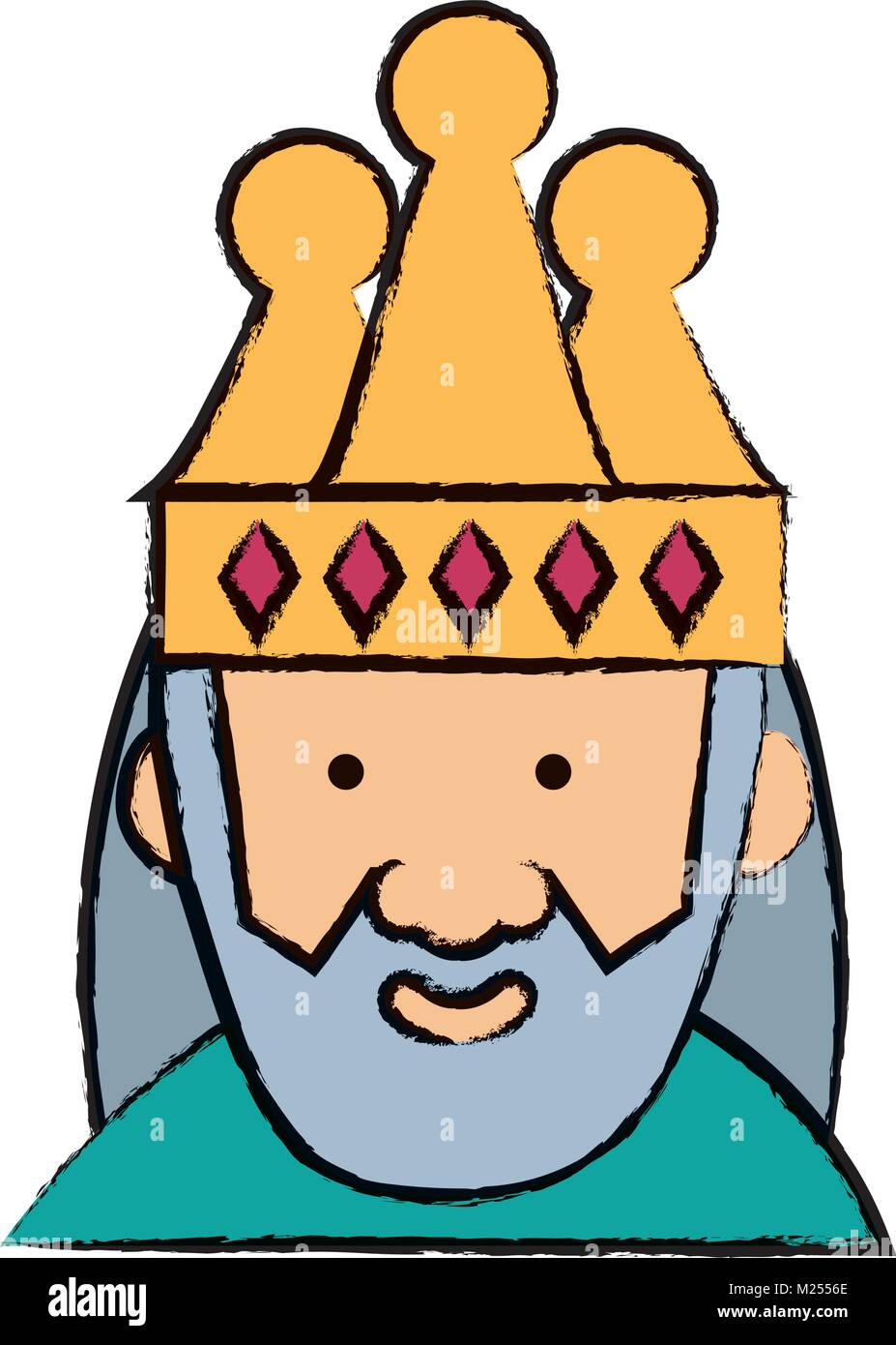 Cartoon king icon Stock Vector Image & Art - Alamy