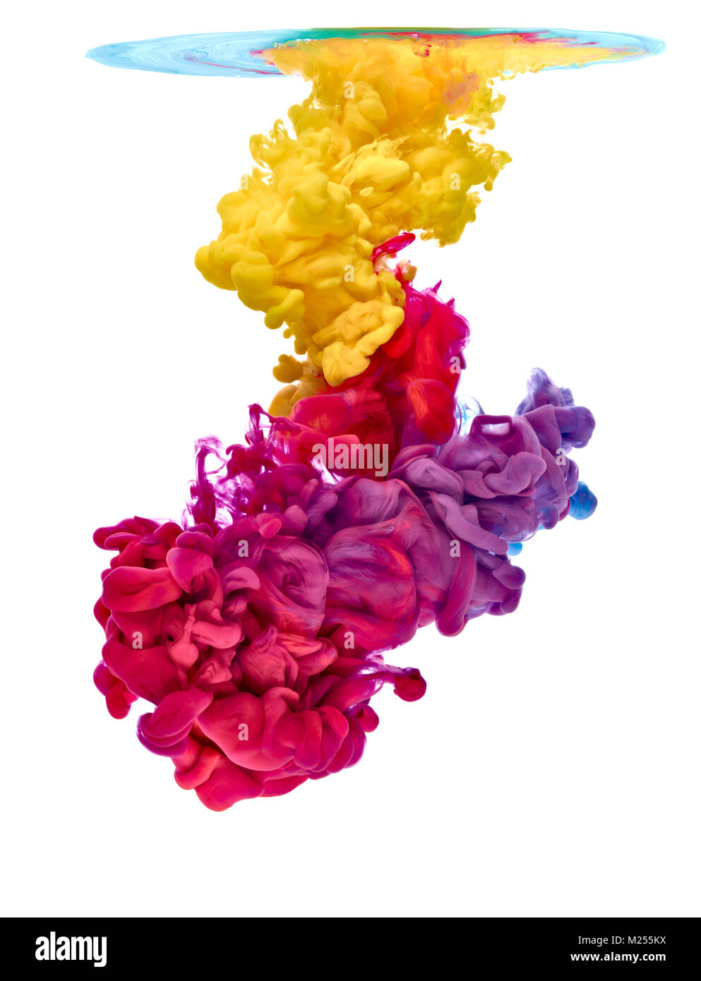 Water droplet splash art Cut Out Stock Images & Pictures - Alamy