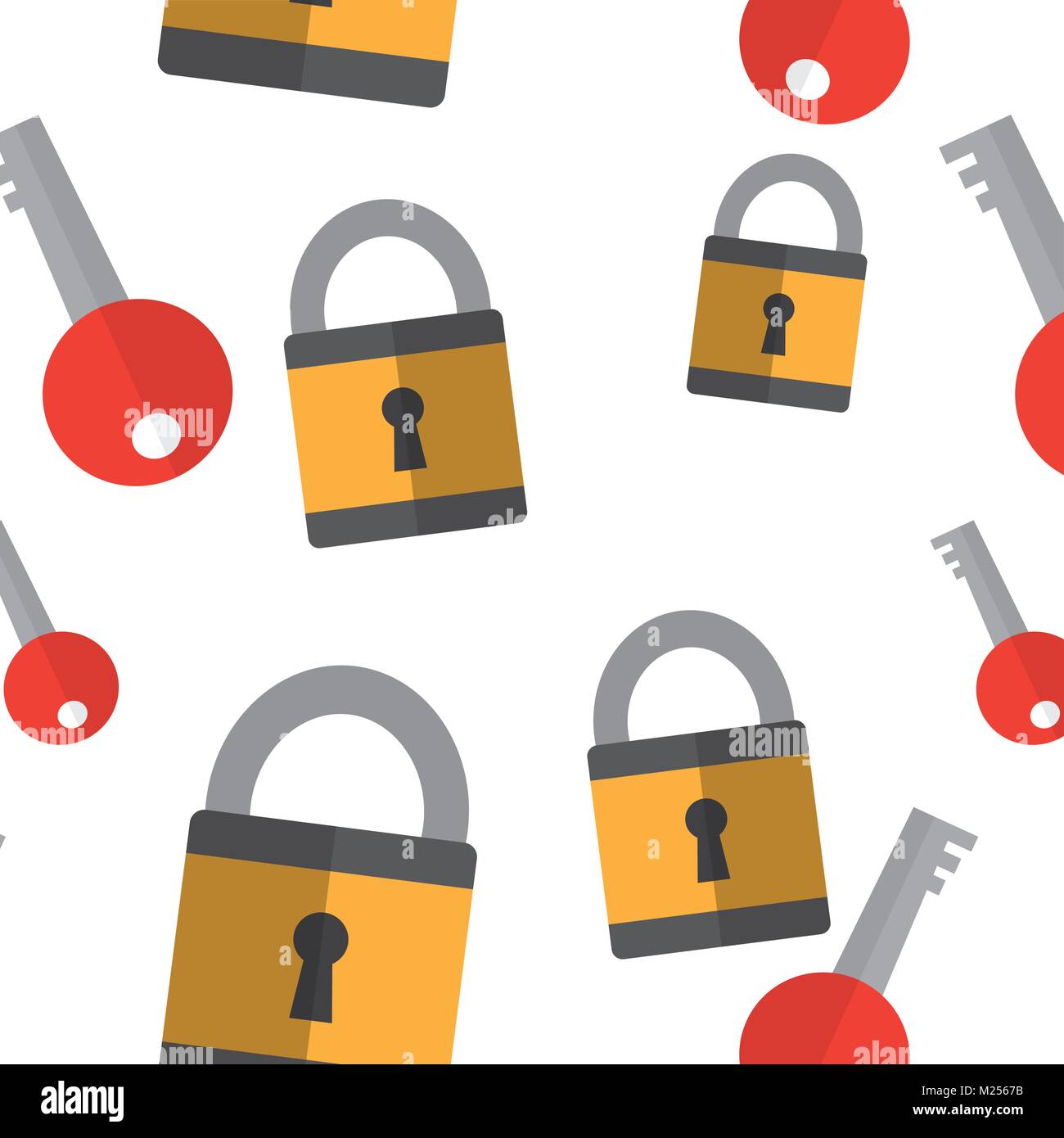 safety lock with key pattern image Stock Vector Image & Art - Alamy