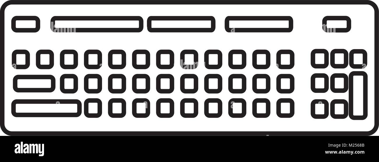 computer keyboard icon image Stock Vector Image & Art - Alamy