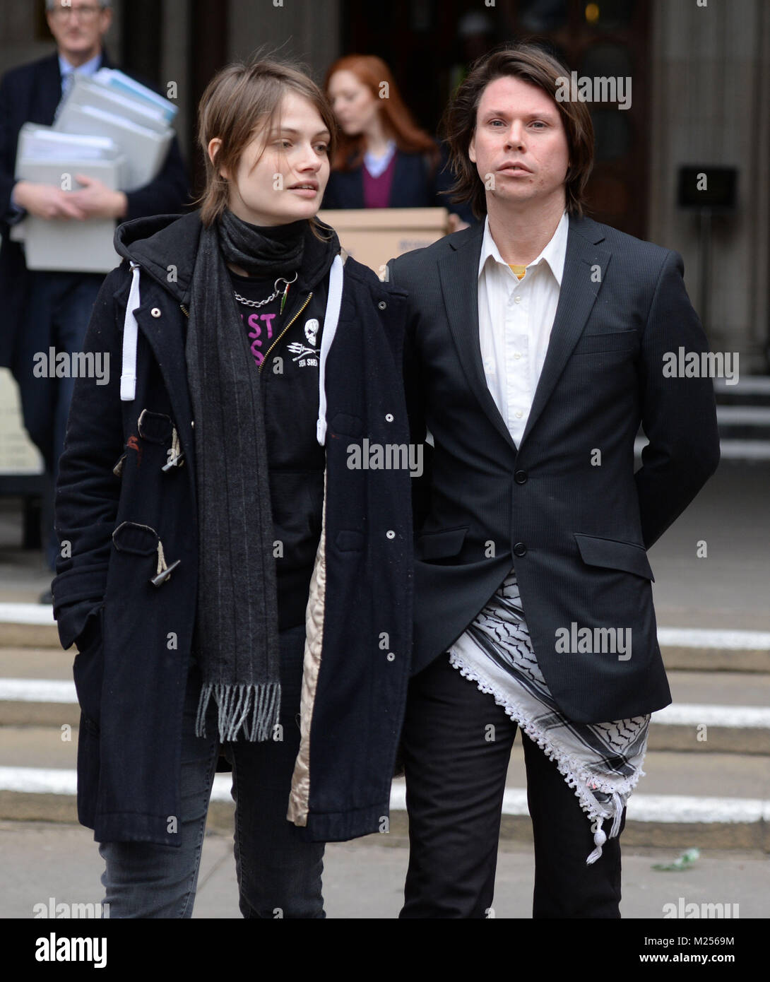 Alleged computer hacker Lauri Love, and his girlfriend Sylvia Mann ...