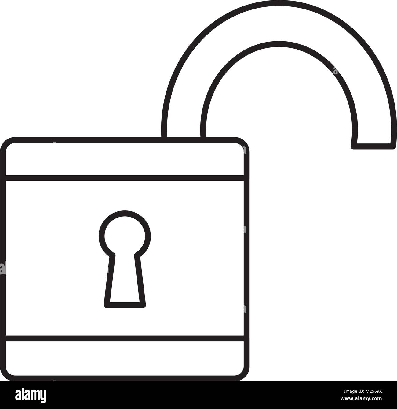 safety lock icon image Stock Vector Image & Art - Alamy