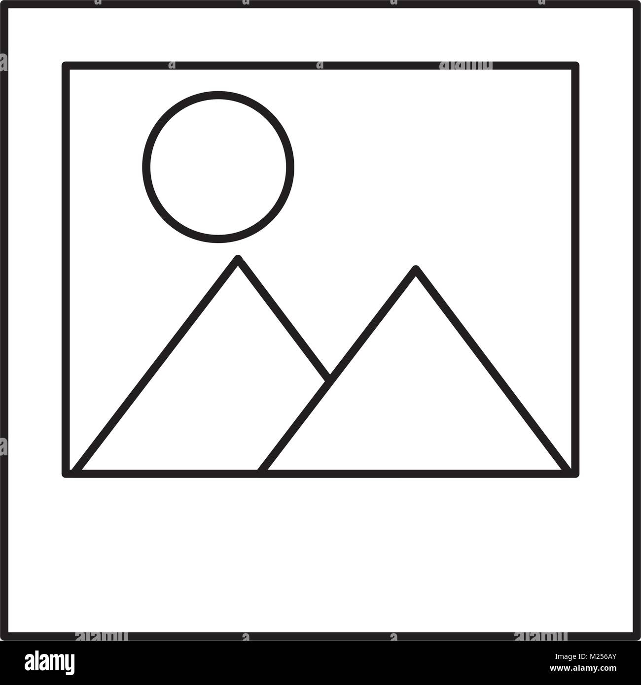 instant photo icon image Stock Vector Image & Art - Alamy