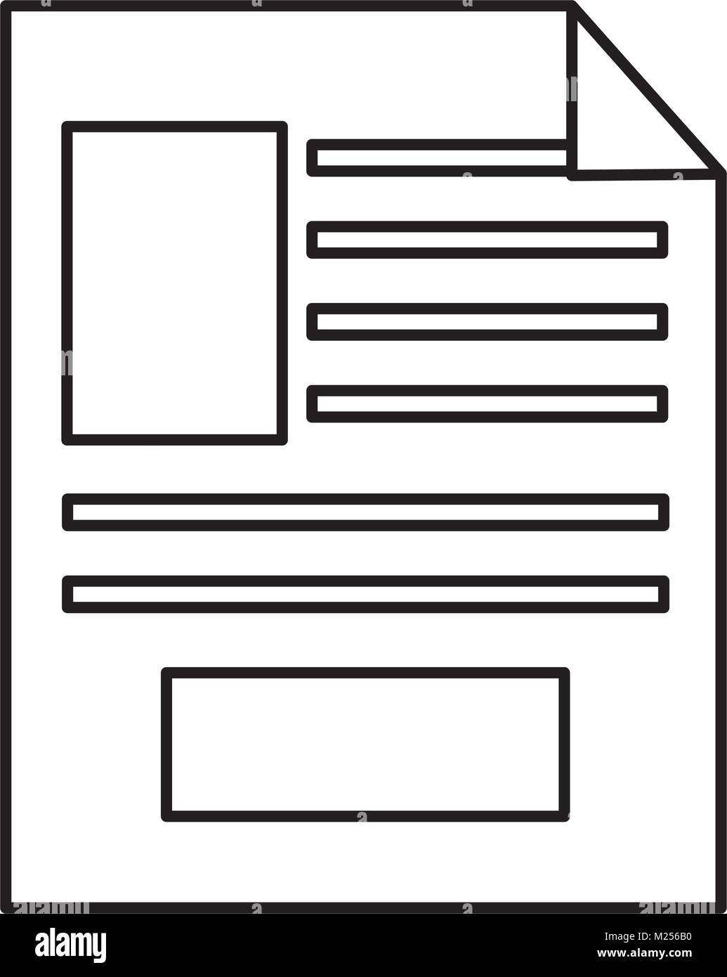 paper document icon image Stock Vector Image & Art - Alamy