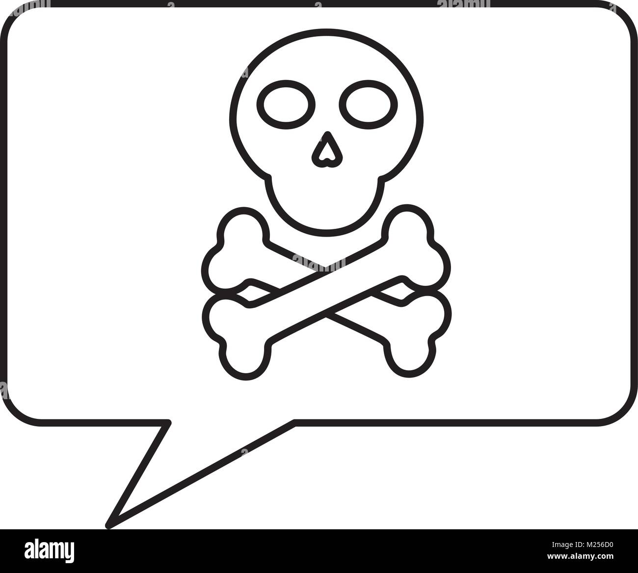 skull with bones icon image Stock Vector Image & Art - Alamy