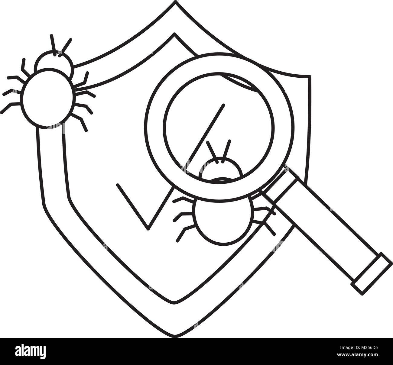 antivirus shield icon image Stock Vector Image & Art - Alamy