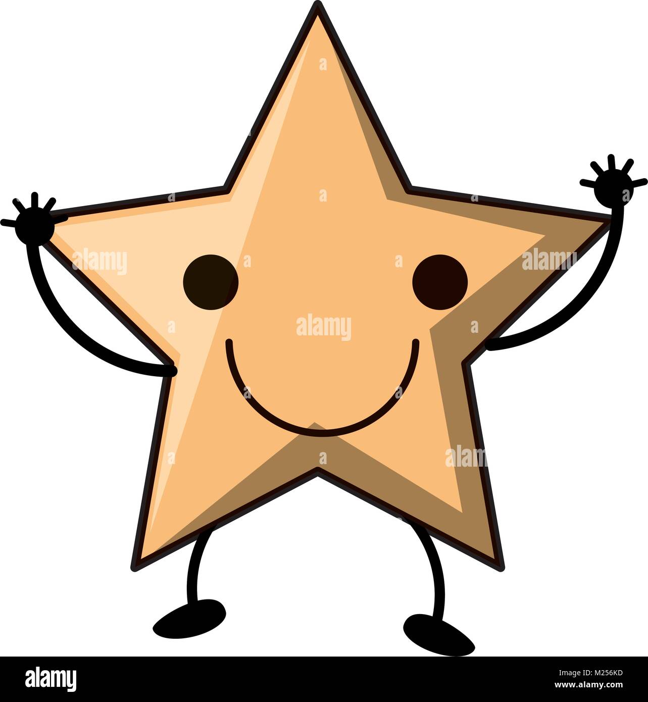 kawaii star icon Stock Vector Image & Art - Alamy