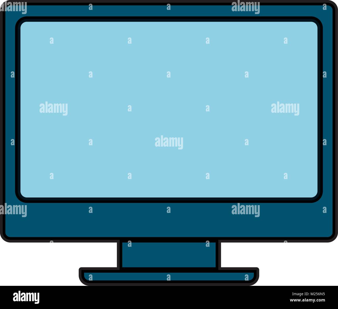 monitor screen device technology object icon Stock Vector Image & Art ...