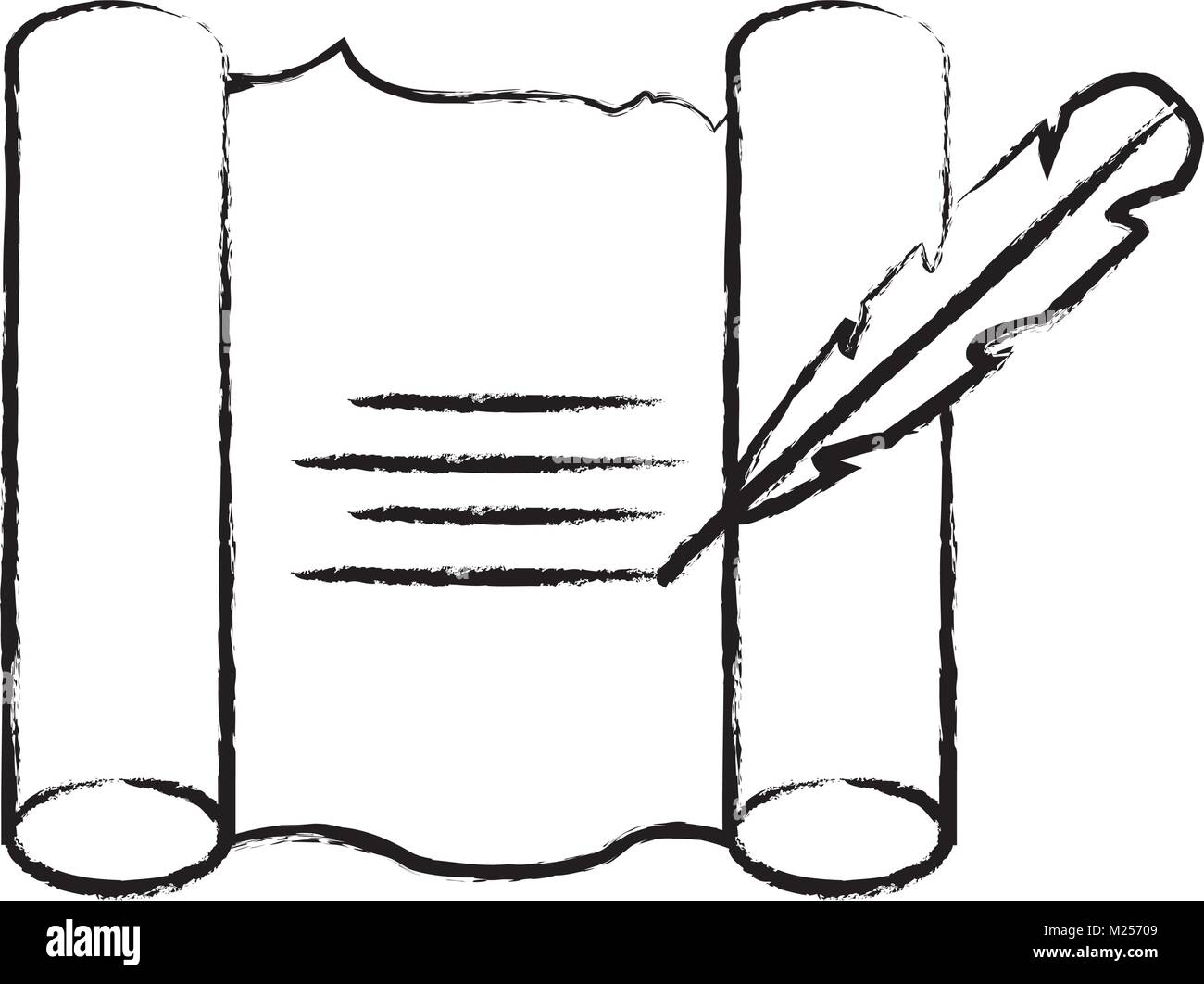 Old paper scroll icon Stock Vector Image & Art - Alamy