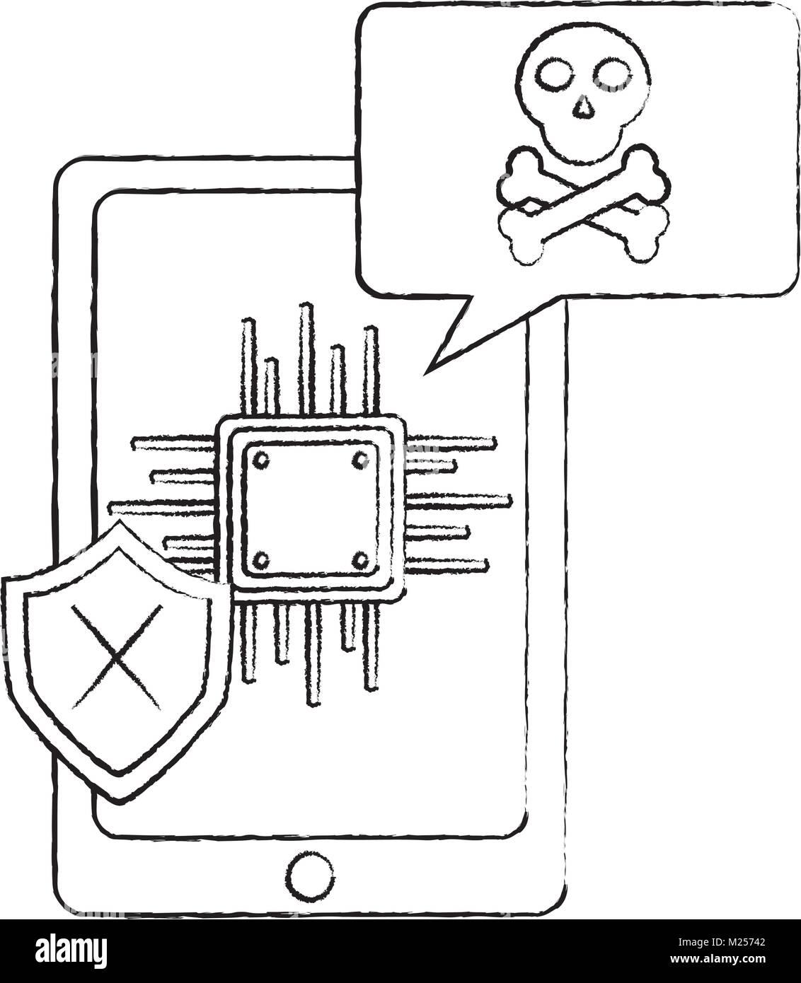 Sketch motherboard hi-res stock photography and images - Alamy