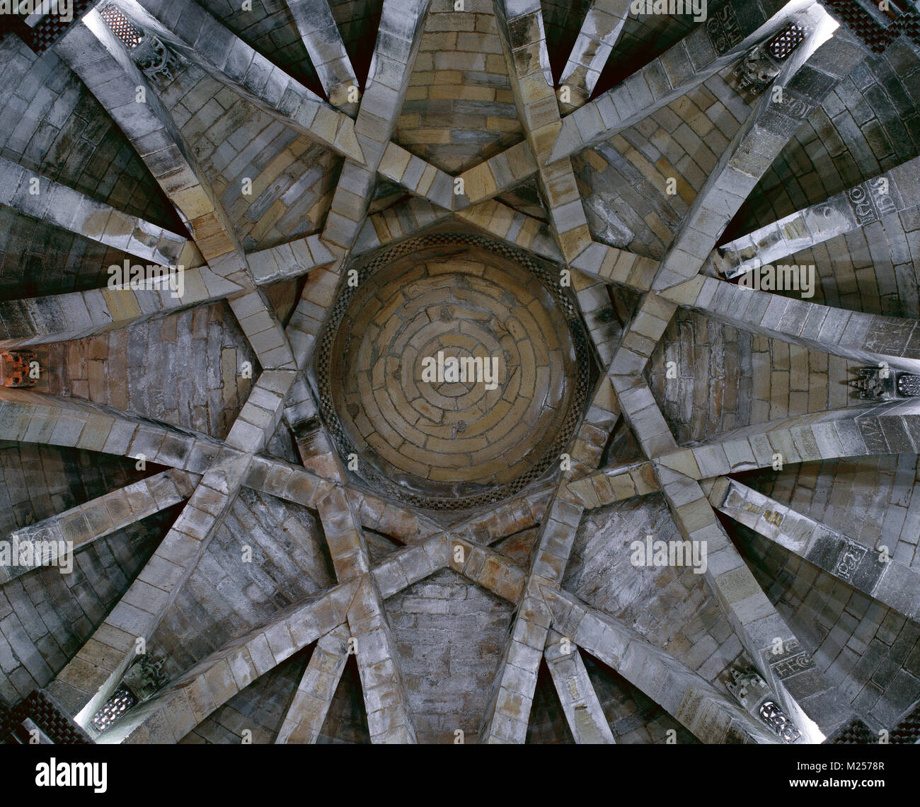 Church of the Holy Sepulchre. Funerary chapel. Dome, Mudejar-inspired ...