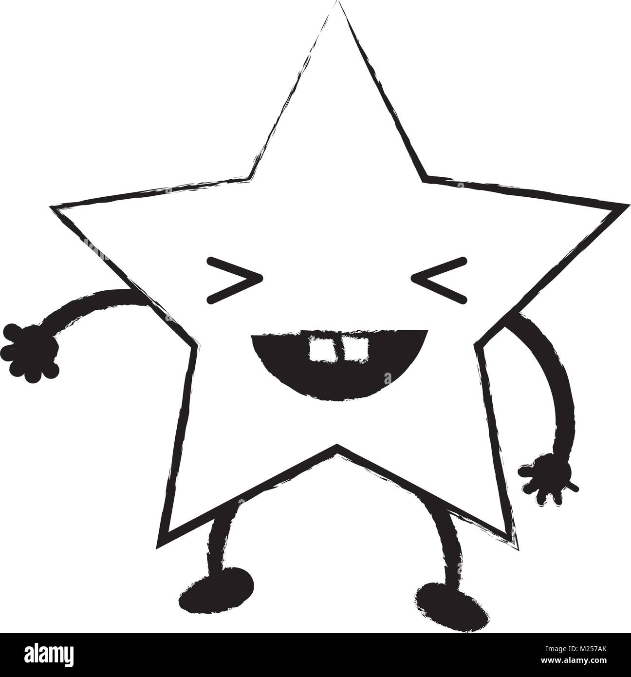 Cartoon star emoji rating Stock Vector Images - Alamy