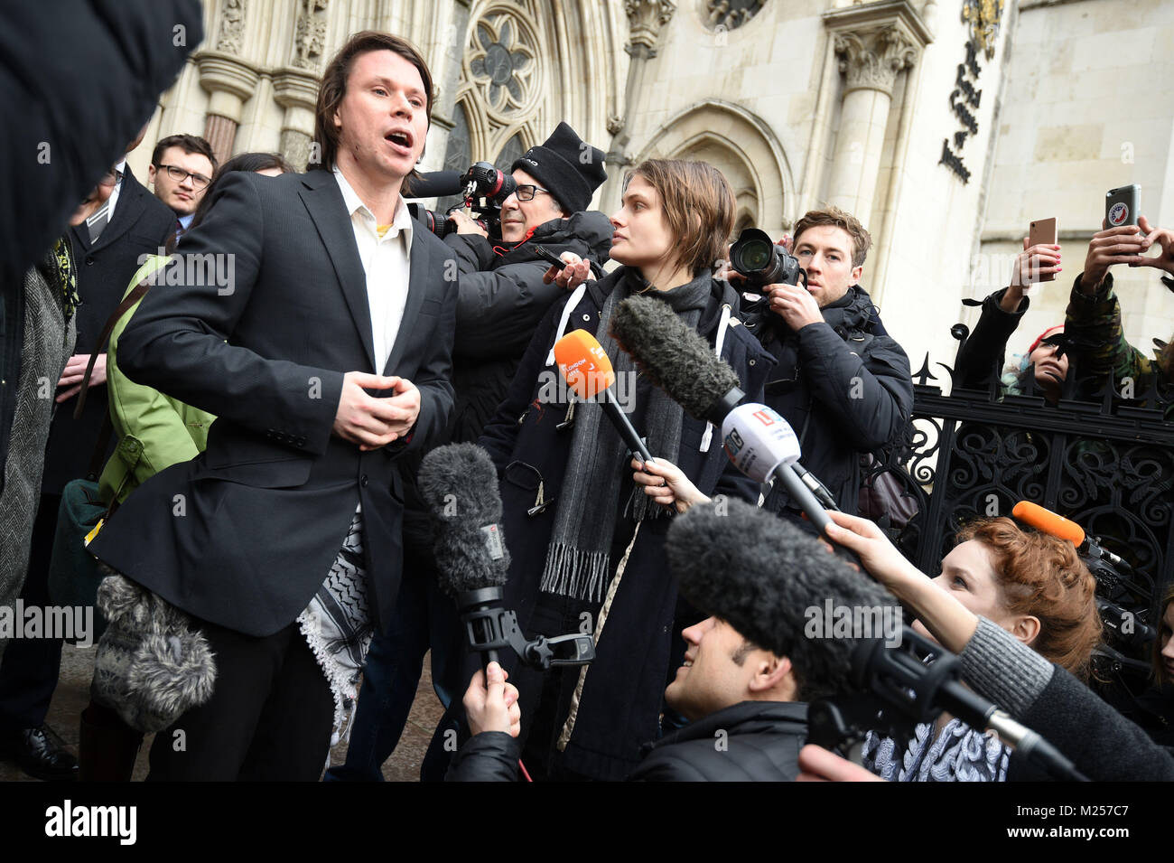 Alleged computer hacker Lauri Love (left) and his girlfriend Sylvia ...