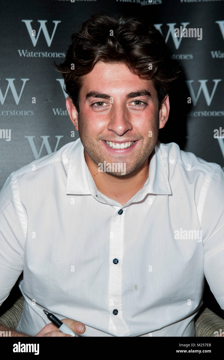 TOWIE cast member James Argent launching his autobiography Living Arg ...