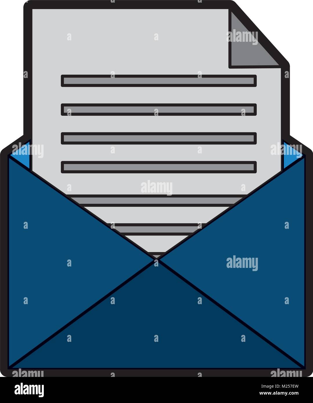 email envelope document message communication Stock Vector Image & Art ...